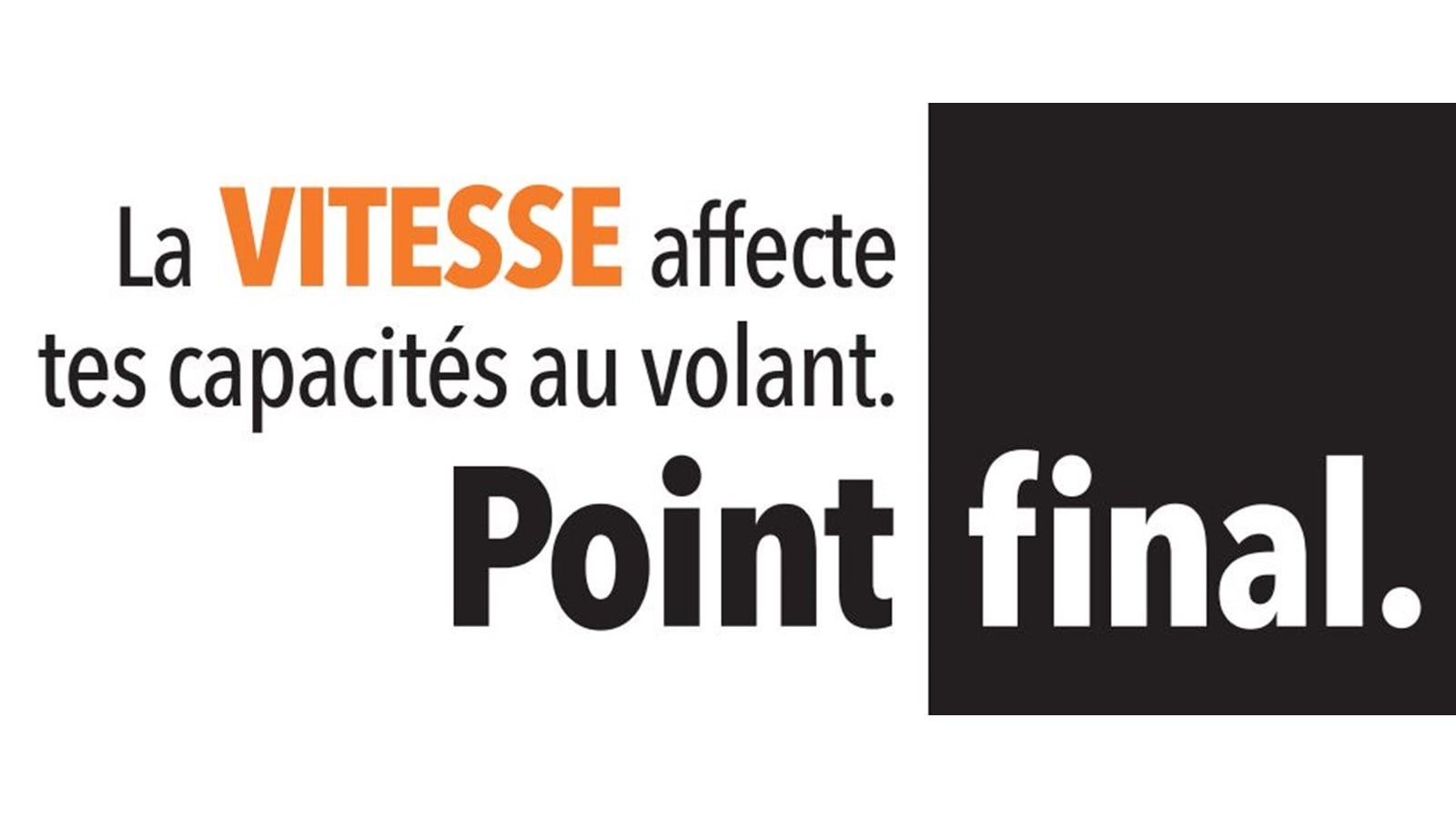 À Terrebonne, la conduite avec les facultés affaiblies c'est non, point ...